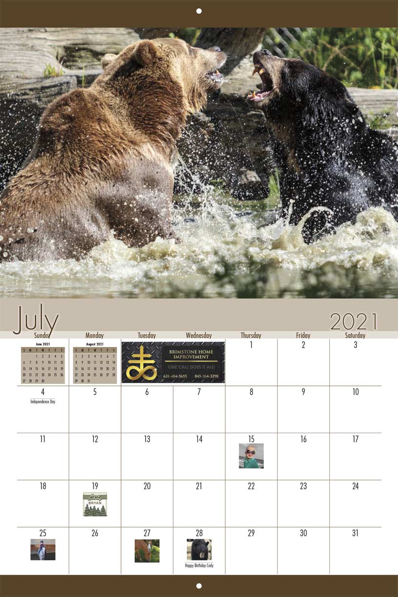 Orphaned Wildlife Center 2021 Calendar Fundraising