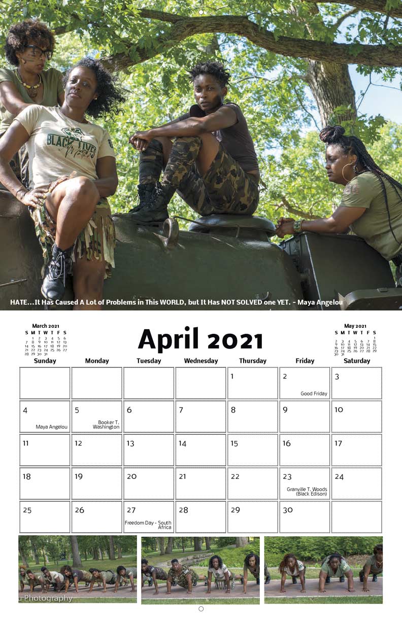 Dare to be DIFFERENT 2021 Calendar Fundraising