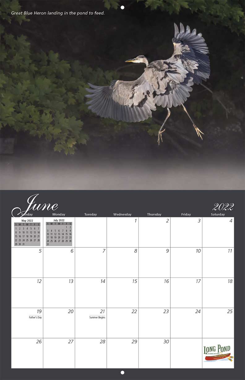 Long Pond Association 2022 Calendar