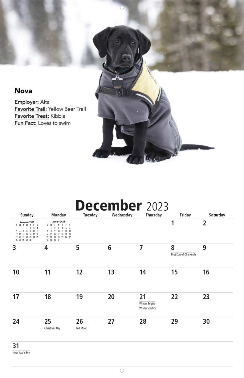 Wasatch Hiking Calendar