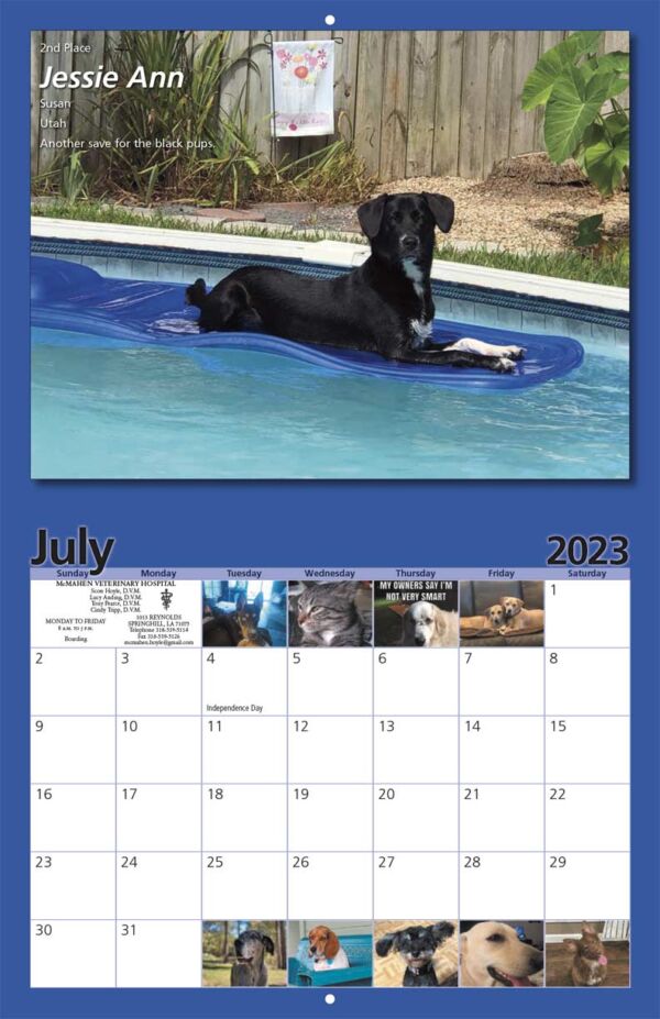LaMa Animal Rescue 2023 Calendar FundraisIng