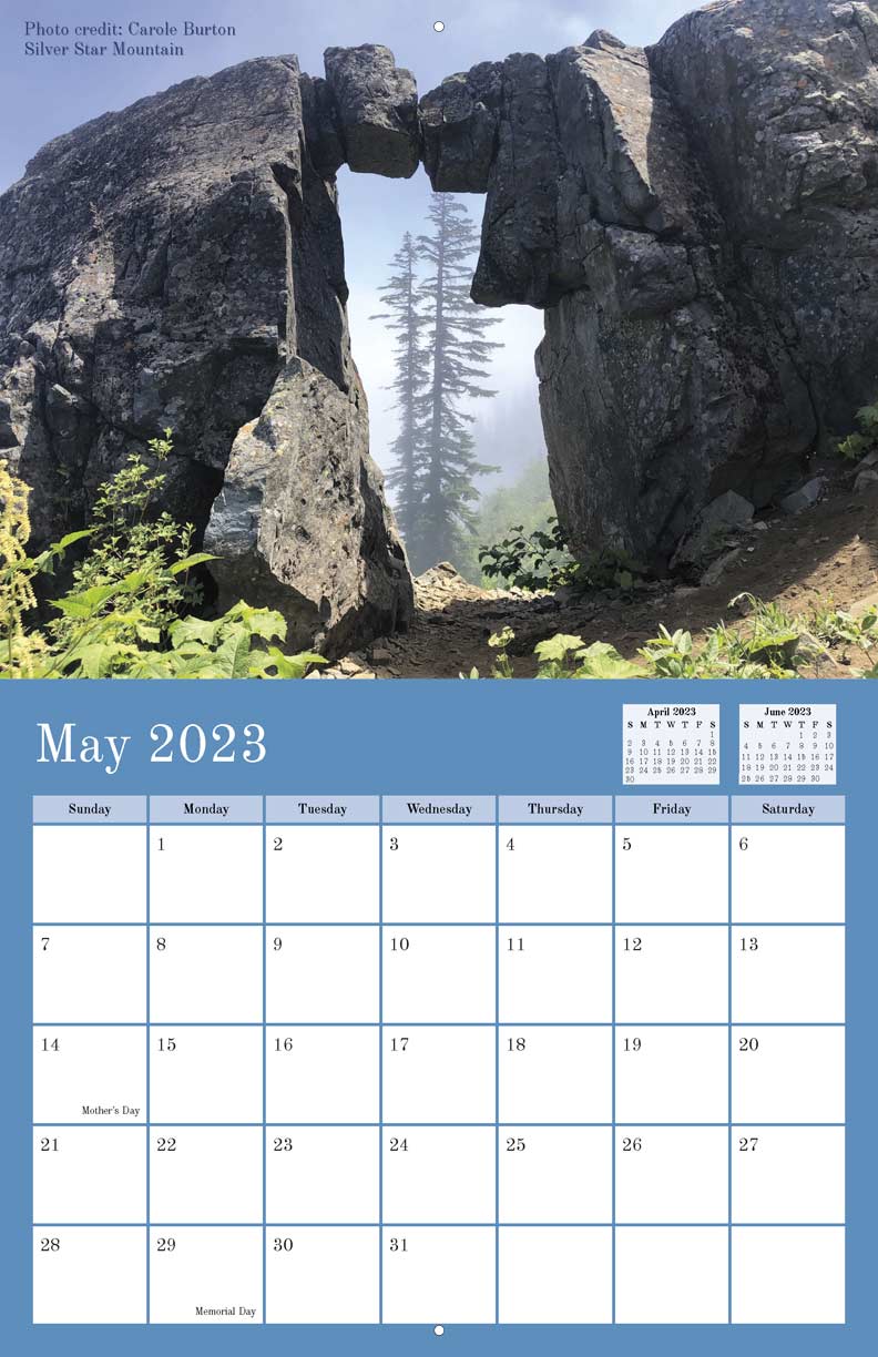 Washington Hikers and Climbers 2023 Calendar