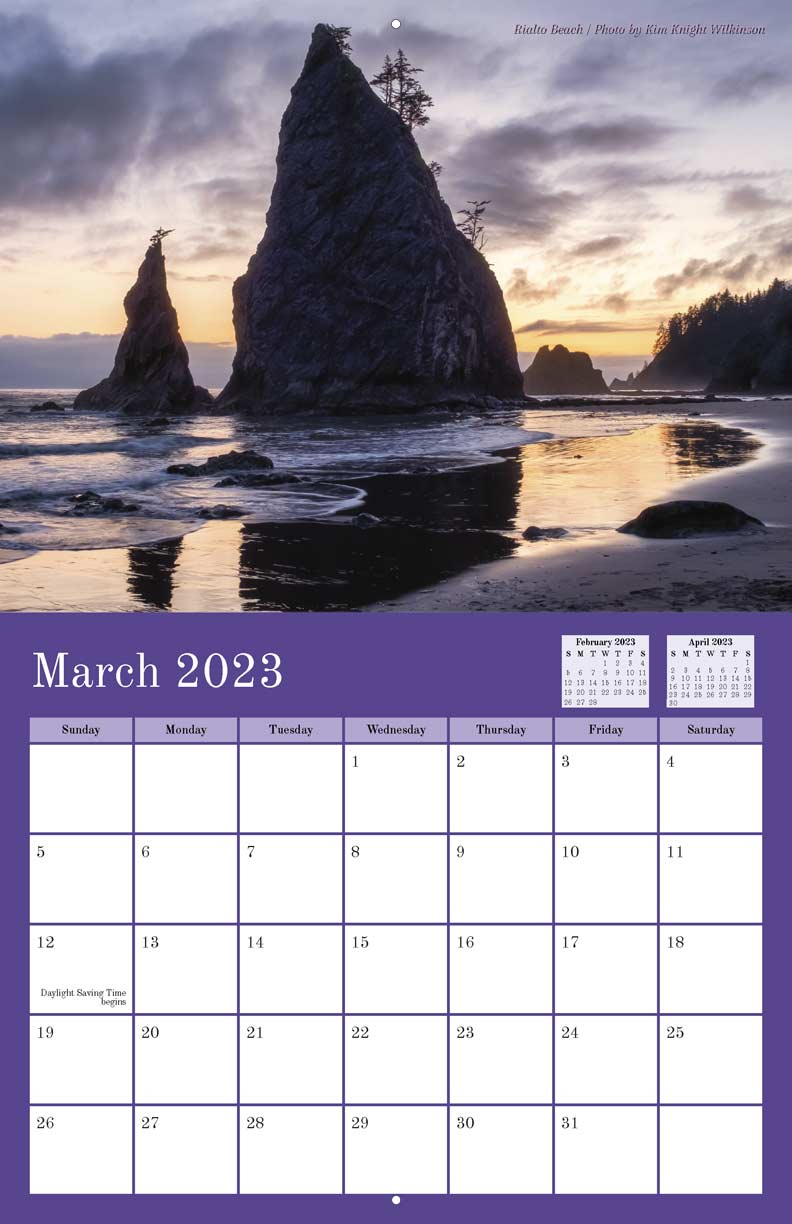 Washington Hikers and Climbers Administrators' Choice 2023 Calendar