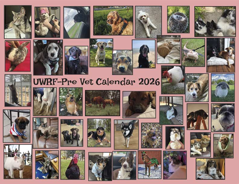 University of Wisconsin River Falls Pre-Veterinary Club 2026 Calendar ...